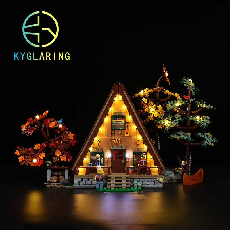 A-Frame Cabin-Lighting Makes It More Beautiful#21338