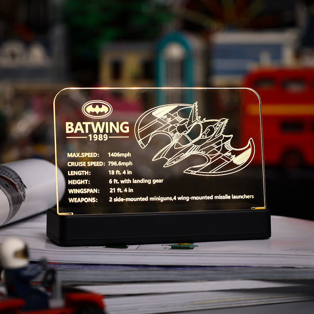 LED Light Kit for 1989 Batwing #76161